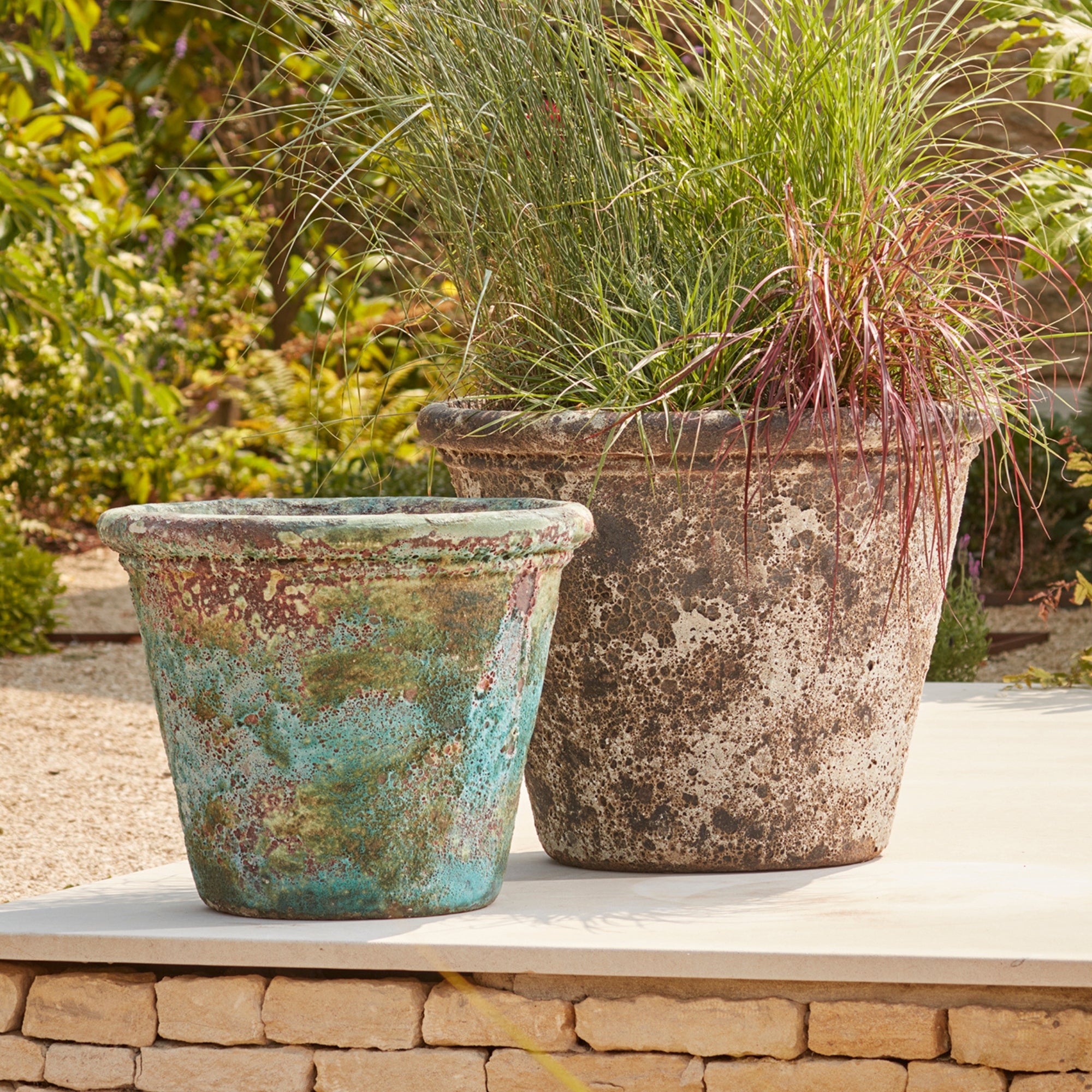 Eris Ancient Stone Plant Pot | Frostproof & Hand-Finished – Gardenesque