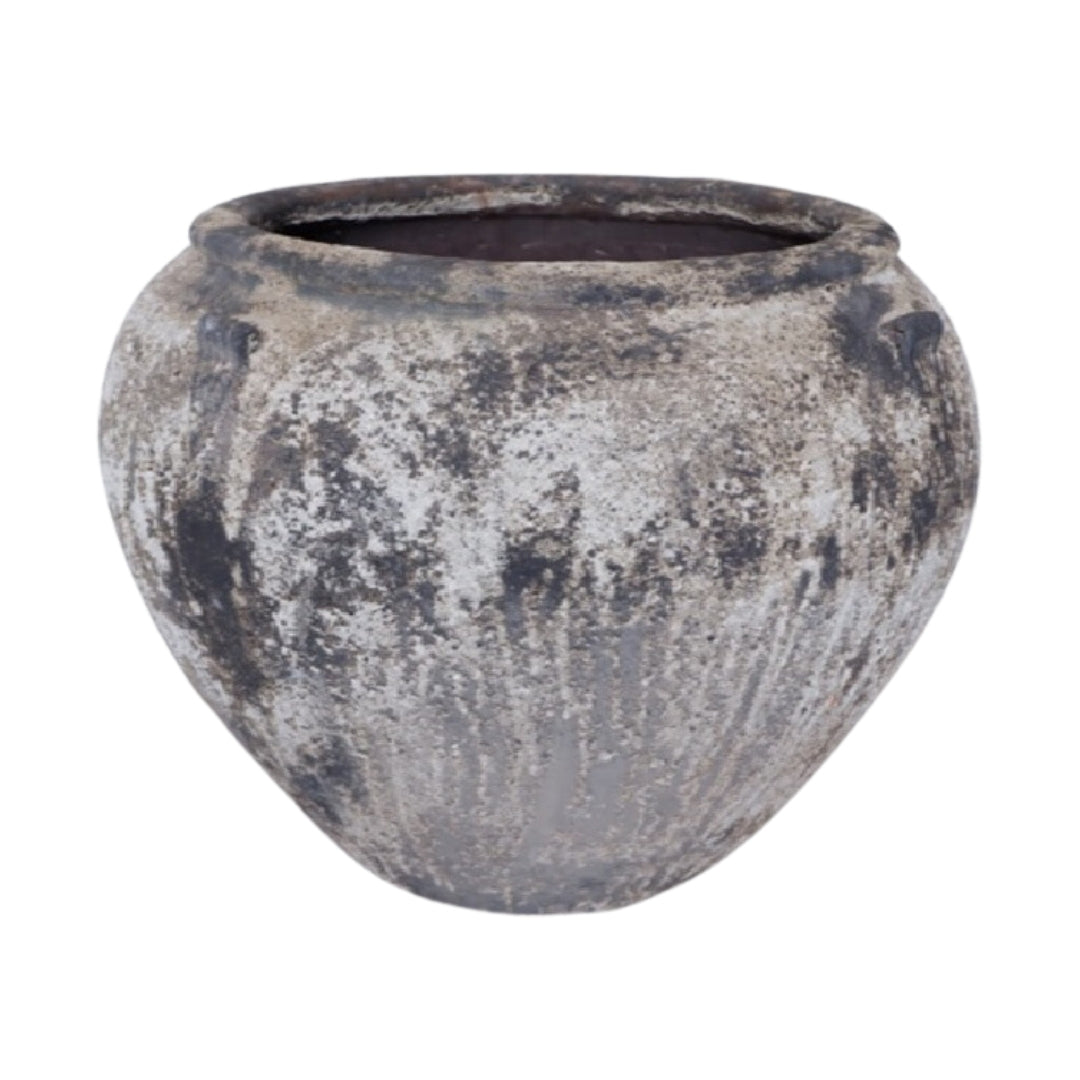 Ancient Stone | Round Garden Plant Jar – Gardenesque