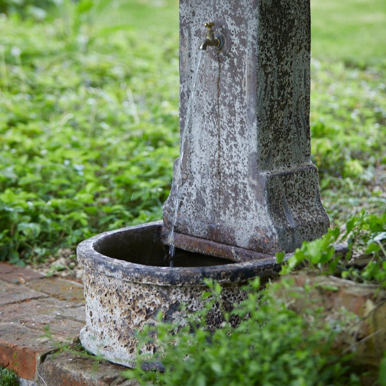 Ancient Stone Water Feature | Handcrafted Outdoor Fountain – Gardenesque