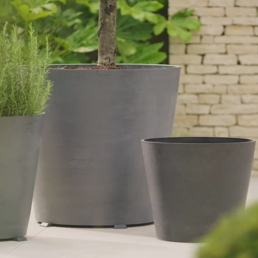 Gardenesque x Ecopots | Large Wheeled Plant Pot