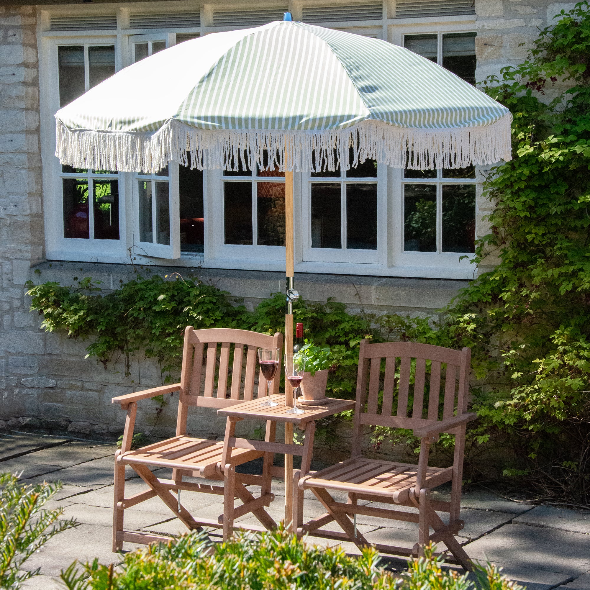 Striped Garden Parasol Uk | Fasci Garden